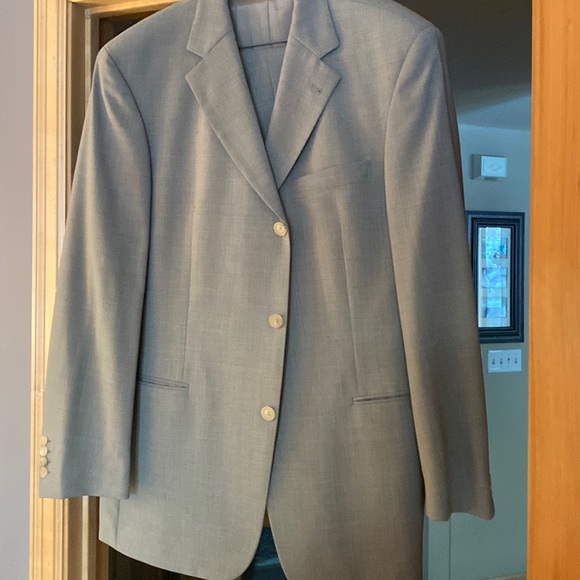 Hugo Boss | Suits & Blazers | Hugo Boss Made In The Usa Beige Suit ...